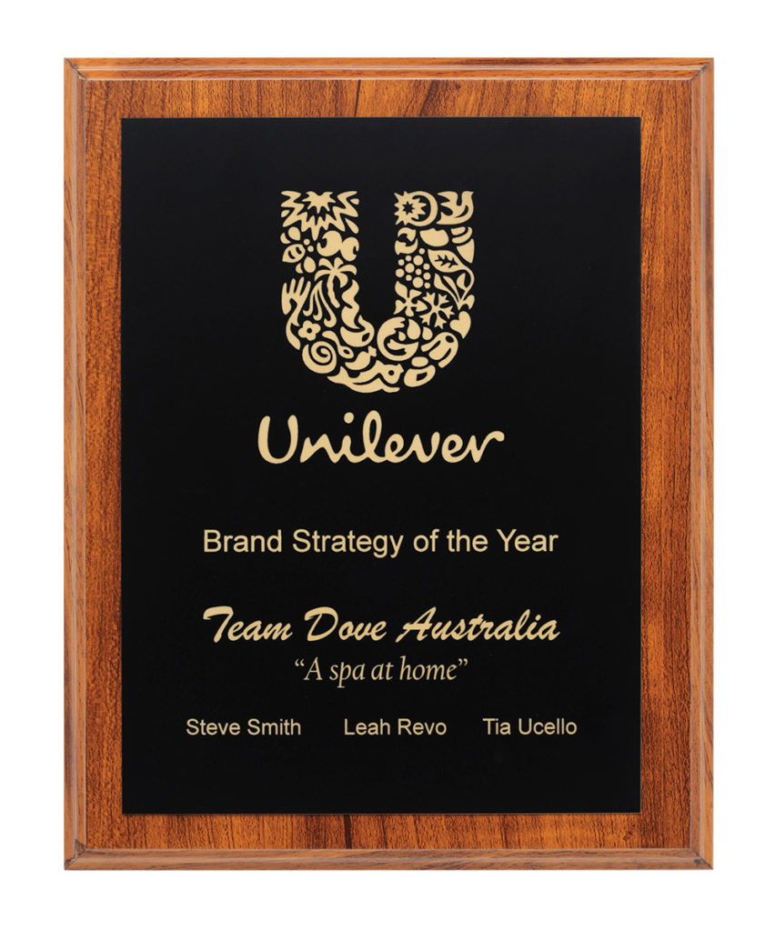 Budget Plaque - Matte Black & Gold - Trophylink