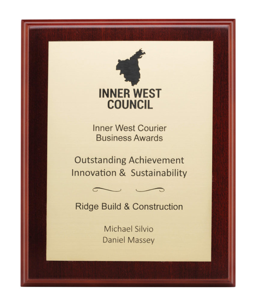 Walnut Plaques - European Gold - Trophylink