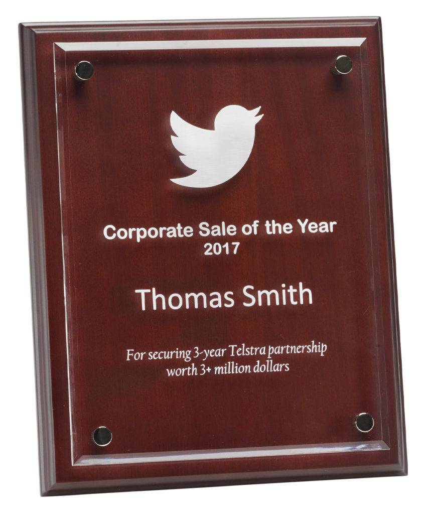 Floating Acrylic Plaque - Trophylink